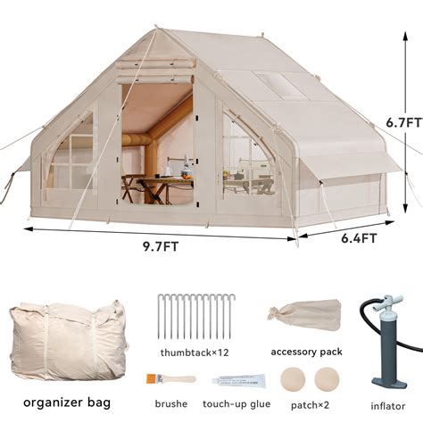 Balconera Inflatable Camping Tent Waterproof Blow Up Tent With