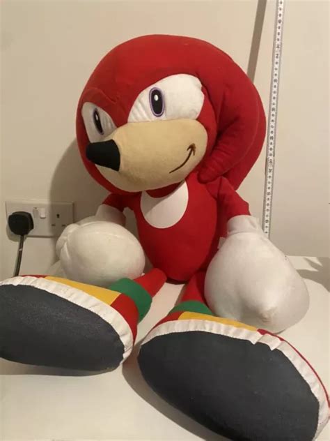 Knuckles Plush Soft Toy Sonic The Hedgehog Official Extra Large Jumbo