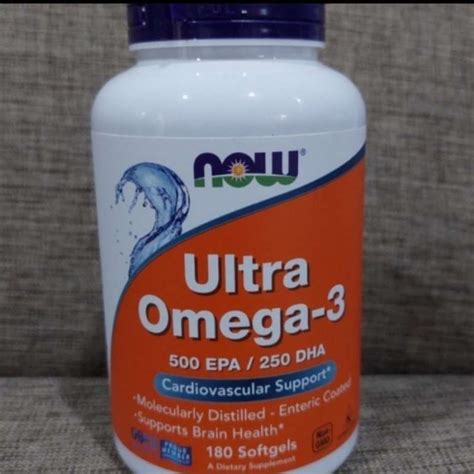 Promo Now Foods Ultra Omega 3 180 Softgels Diskon 33% Di Seller Medika ...
