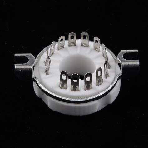 Tin Plated Pcb Ceramic Vacuum Tube Socket 14 Pin F Vicedeal