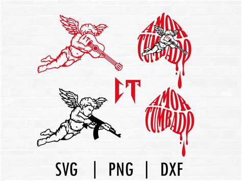 Corridos Tumbados SVG CT Svg Amor Tumbado Png Svg Dxf Etsy