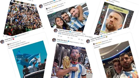 Show Del Kun Agüero En Las Redes Sociales Nuevo Perfil La Foto Que Le