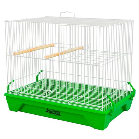 Gaiola Criadeira Para Periquito Com Suporte Para Ninho Verde MadeiraMadeira