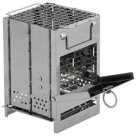 Cookers And Sets Mfh Rocket Stove With Grate Foldable Mini