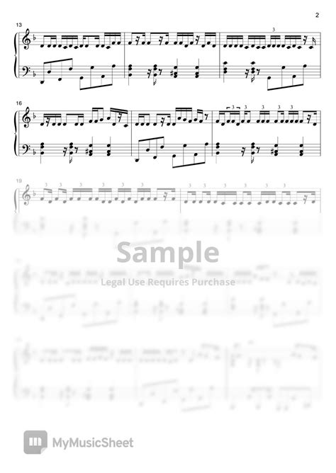 Kururi Kohaku Iro No Machi Shanghai Gani No Asa Sheet Music By THETA PIANO