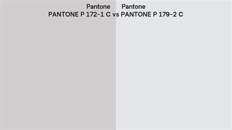Pantone P 172 1 C Vs PANTONE P 179 2 C Side By Side Comparison
