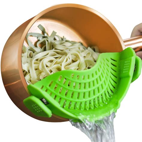 Pasta Strainersnap Strainer 1 Pack Clip On Kitchen Food Strainer