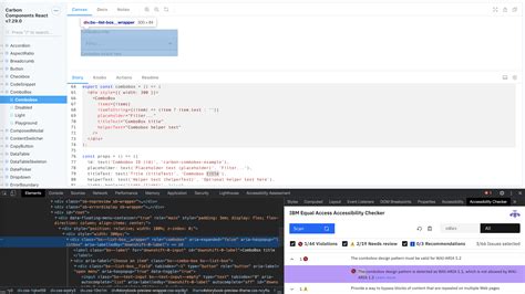 Avt1 The Combobox Design Pattern Is Detected As Wai Aria 11 Which Is