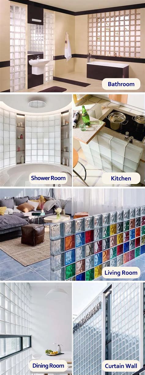 Decorative Glass Blocks Alpha Sun Hollow Design Clear And Ultra Clear