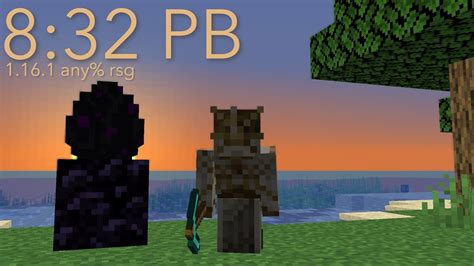 Minecraft Speedrun In 8 32 Youtube
