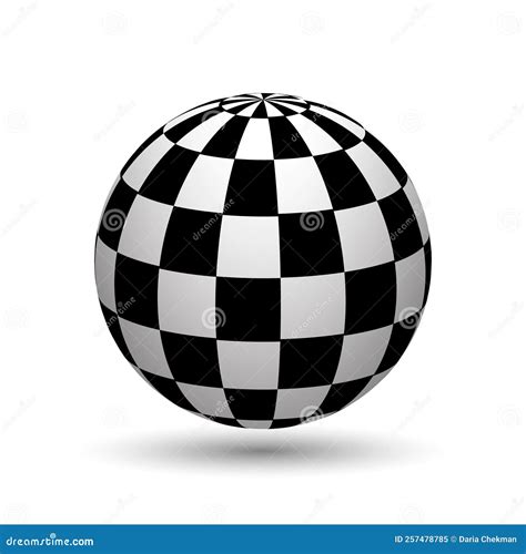 Abstract Halftone 3d Sphere Realistic 3d Printed Ball Stock Vector