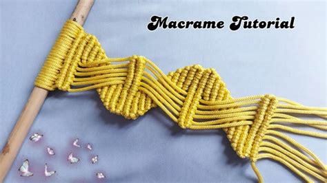 diy macrame tutorial basic macrame knot beginner tutorial tutorial macrame macrame