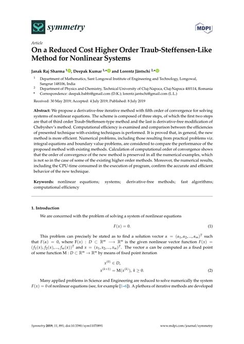 pdf on a reduced cost higher order traub steffensen like method for