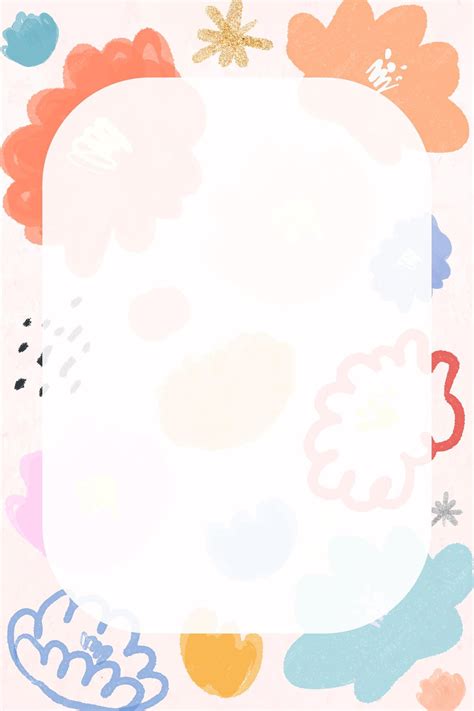 피 꽃 프레임 벡터 꽃 그림 무료 벡터