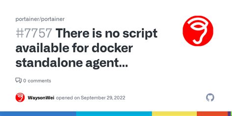 There Is No Script Available For Docker Standalone Agent Deployment