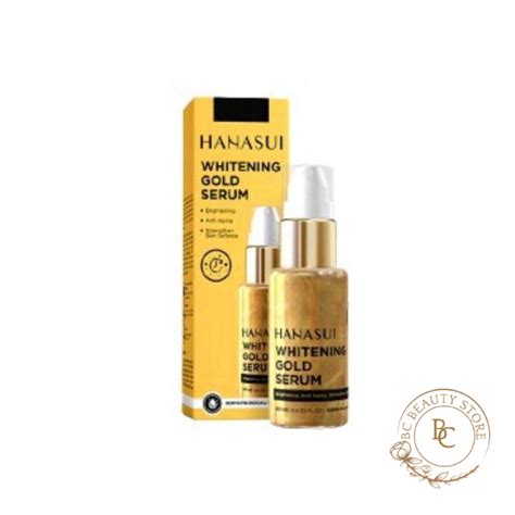 Jual Hanasui Whitening Gold Serum New Look Improved Formula Shopee