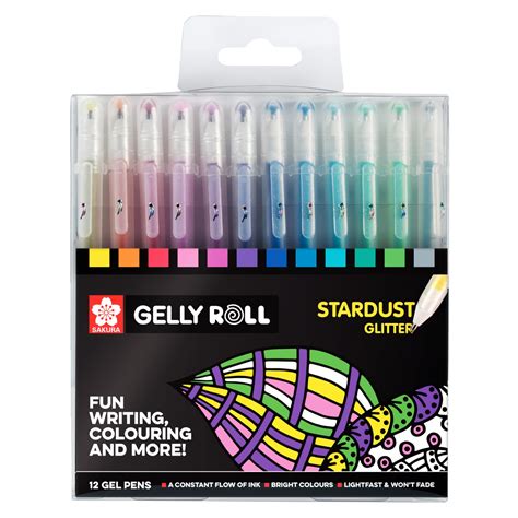 Sakura Gelly Roll Stardust 12 Pack Pen Store