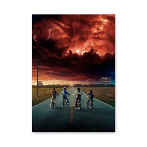 Poster Stranger Things Storm Aesthetic Posters