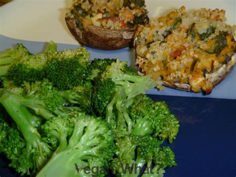 Vegan What Healthy Stuffed Mushrooms