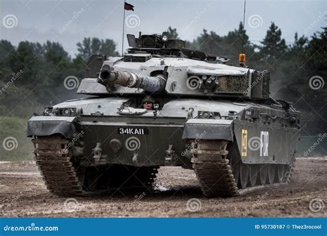 Challenger 2 Main Battle Tank Mbt British Army Editorial Photo