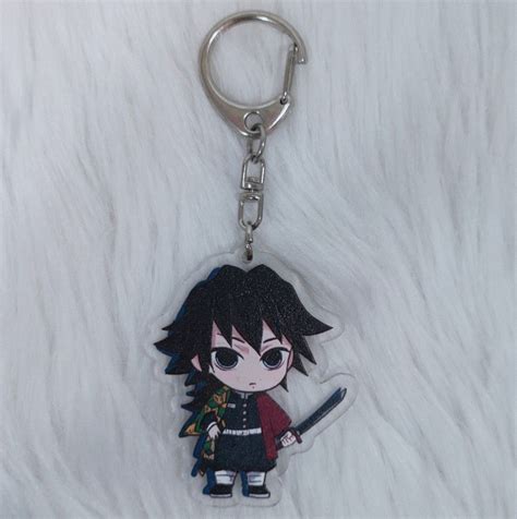 Demon Slayer Giyu Tomioka Acrylic Keychain On Carousell