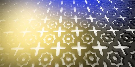 Volumetric Neon Cube With Golden Faces Stock Vector Illustration Of