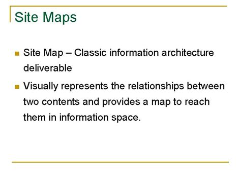 Mobile Information Architecture Mobile Information Architecture N A