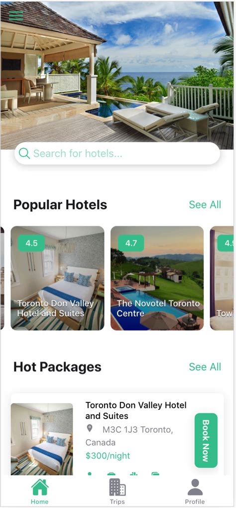 Hillside A Hotel Booking Theme Ui App By Ionic 5 Angular 9 Latest
