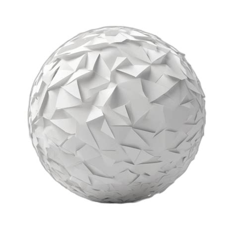 Premium Psd Ball Of Paper Psd On A White Background