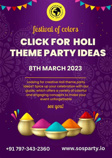 Holi Theme Party Ideas Holi Party Holi Theme Holi Celebration