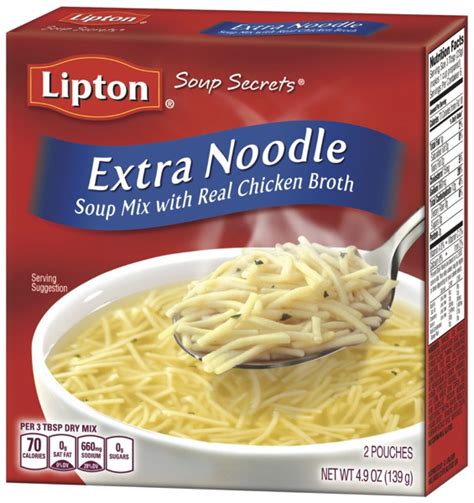 Lipton Soup Secrets Soup Mix With Real Chicken Flavor Broth Extra
