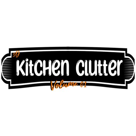 3d Kitchen Clutter Volume01