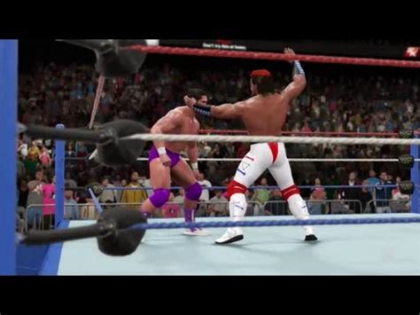 Rick The Model Martel Jumps Tatanka Wwf Superstars March 1992 Wwe