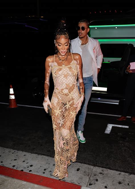 Winnie Harlow Wears Mermaid Inspired See Through Dress Ps Fashion