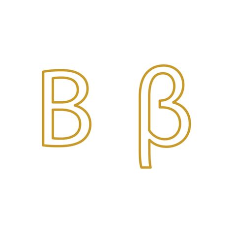 Викторная иллюстрация дизайна греческого алфавита Премиум векторы