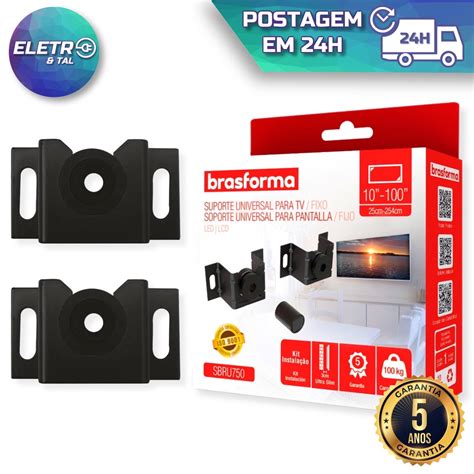 Suporte De Tv Universal Fixo Led Lcd Plasma 10 24 32 43 50 55 Até 100