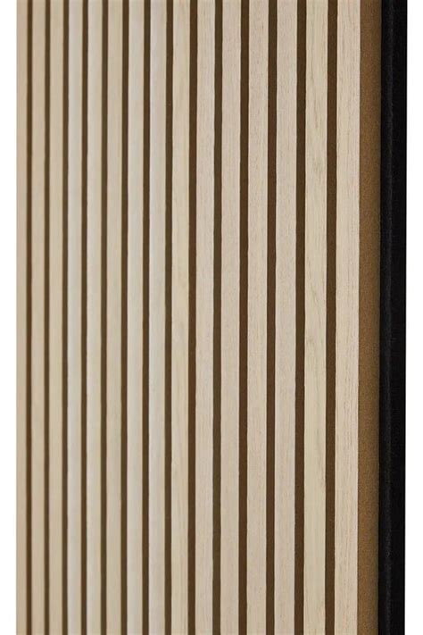 Wood Veneer MDF Perforated Wooden Slat Acoustic Wall Decor Panel