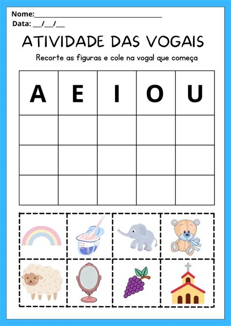 Atividades Vogais Para Imprimir Vrogue Co