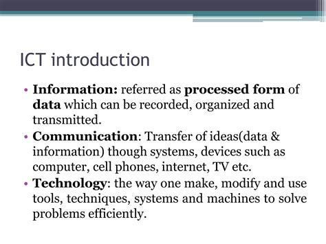 5403 Unit No 1 2 Basics Of ICT Pptx