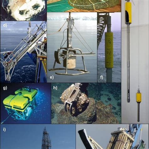 Seabed Sampling Equipment A Large Pneumatic Bucket Grab Sampler B