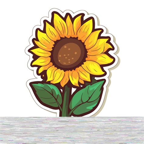 만화 일러스트 해바라기 스티커 벡터 로열티 무료 — Sfgq 만화 일러스트 무료 일러스트 스티커 일러스트 Png 일러스트 및 벡터 에 대한 무료 다운로드 Pngtree