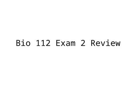 Pptx Bio 112 Exam 2 Review What Cell Structure Contains Hydrolytic
