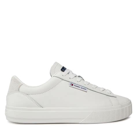 Sneakers Tommy Jeans Tjw Cupsole Sneaker Ess En0en02508 Ecru Ybl