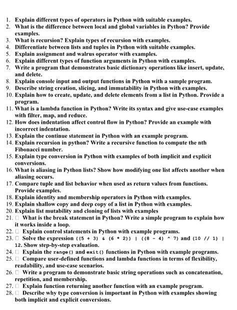 1 Explain Different Types Of Operators In Python With Suitable Examples