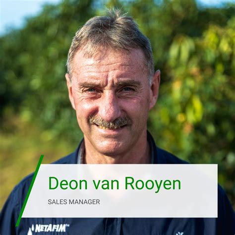 Vegtech Netafim On Linkedin Today Were Celebrating Deon Van Rooyen