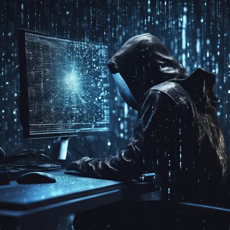 Premium Ai Image Hacker In Hoodie And Laptophacker In Hoodie And Laptophacker In Hoodie Using