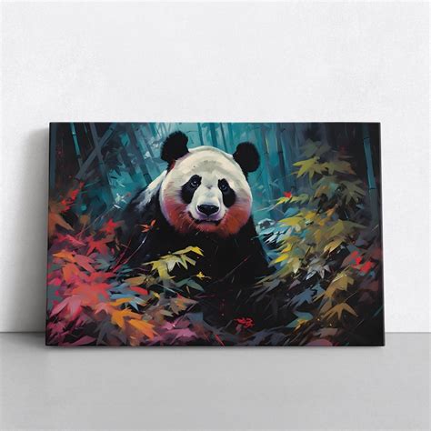 Panda Painting Etsy