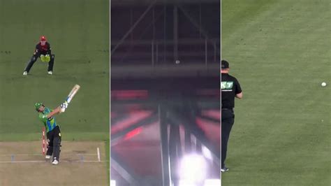 Ball Hits Roof Rule In Cricket Bbl What Happens When Ball Hits Roof At