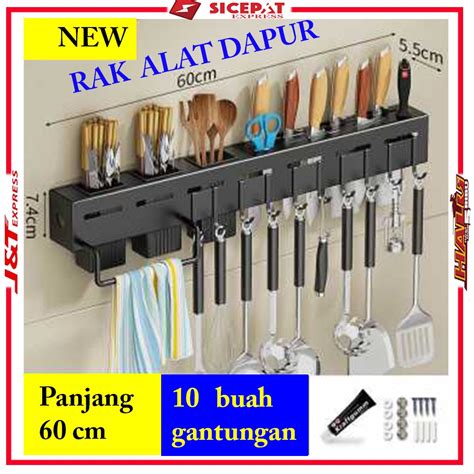Jual Tempat Gantungan Gantung Stainless Steel Alat Dapur Kitchen Peralatan Alat Masak Serbaguna
