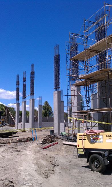 Rebar Columns Fabricated And Preassembled Columns